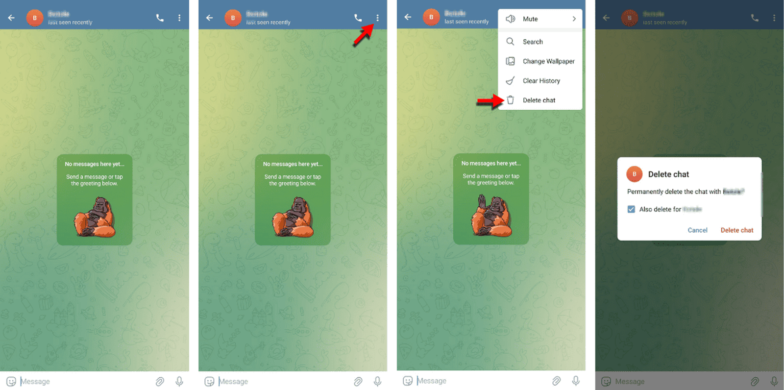 Block & Delete: 2024 Telegram Clean