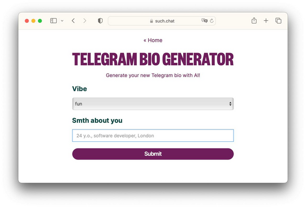 Crafting the Perfect Telegram Bio in 2024
